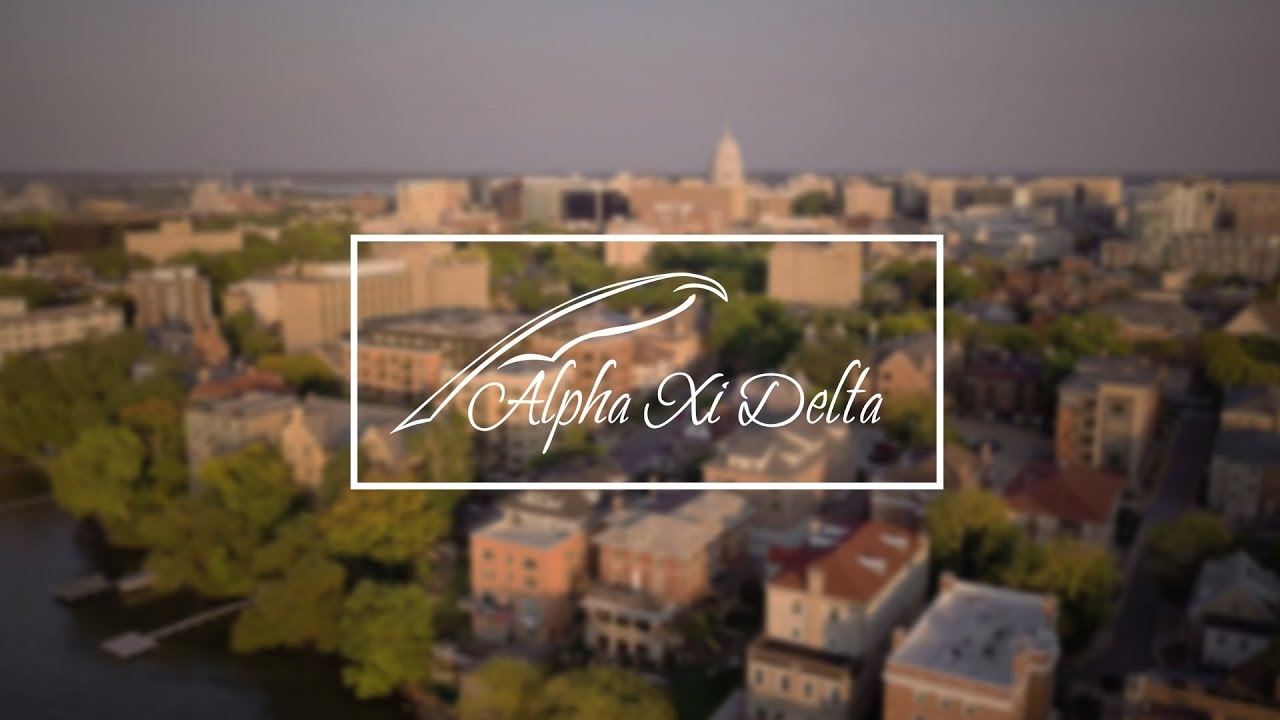 Alpha Xi Delta University of Wisconsin - Madison Bid Day 2017 - YouTube