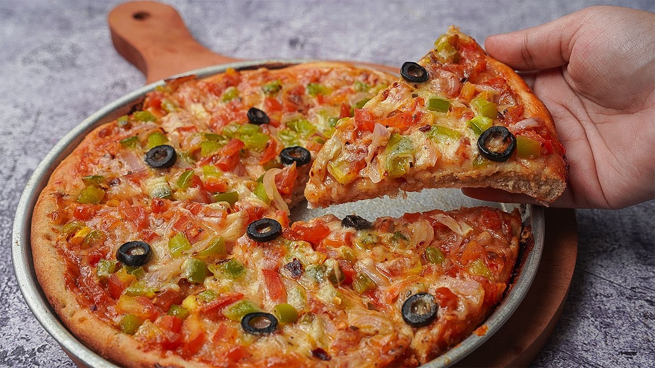 Instant Pizza Recipe | Wheat Flour Veg Pizza Recipe | Toasted - YouTube