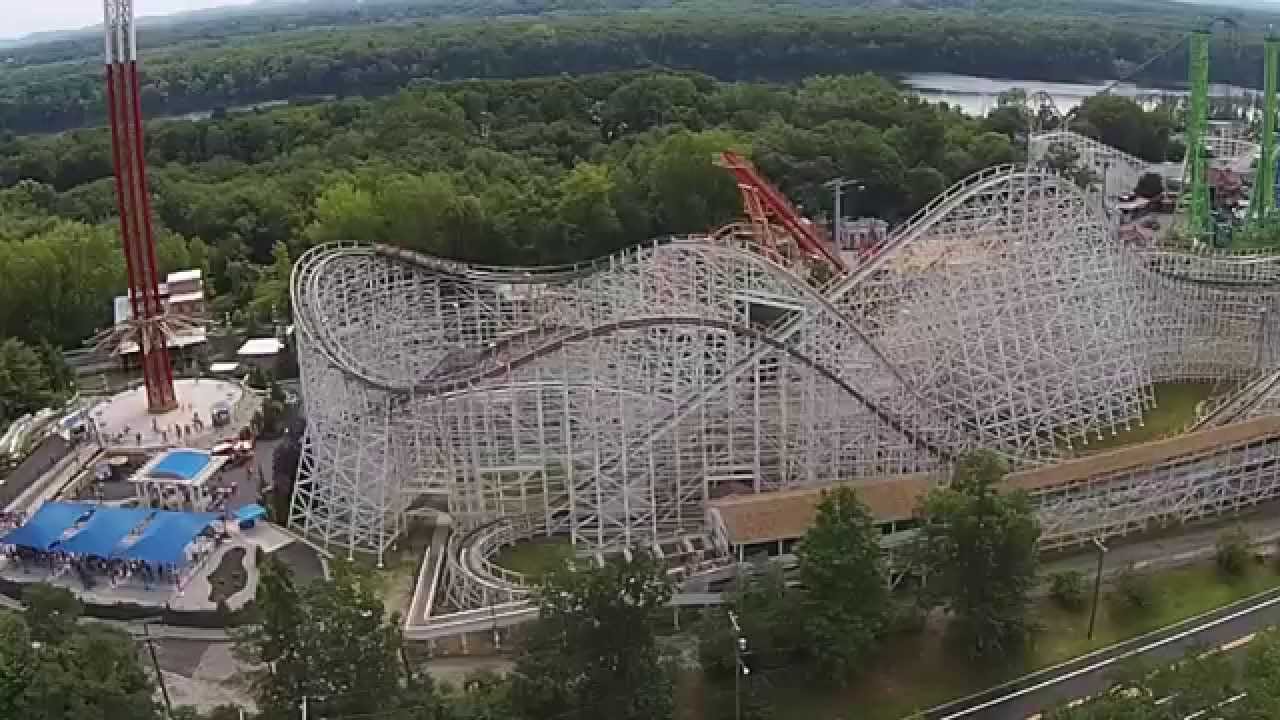Six Flags New England Cyclone Farewell - YouTube
