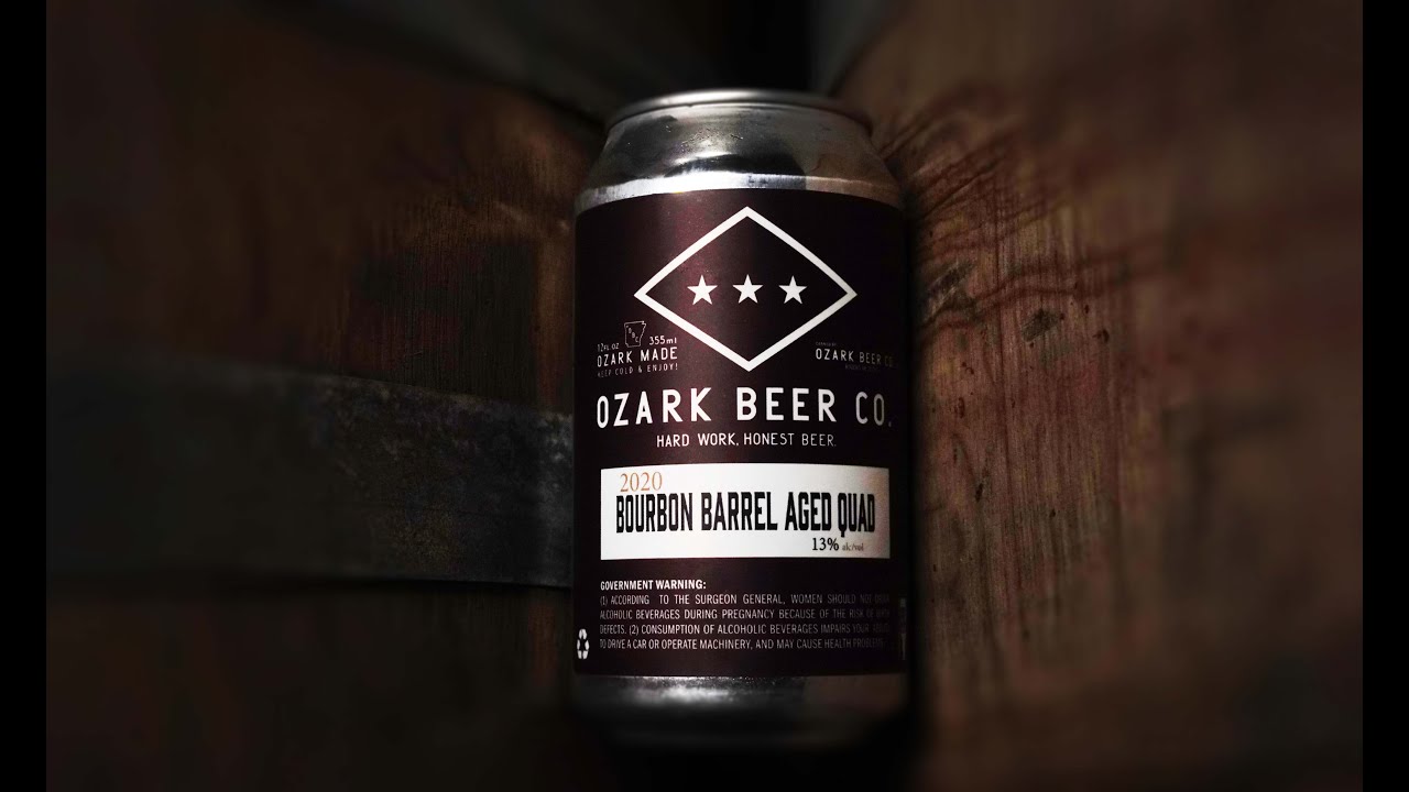 Ozark Beer Co. :: Bourbon Barrel Aged Quad - YouTube