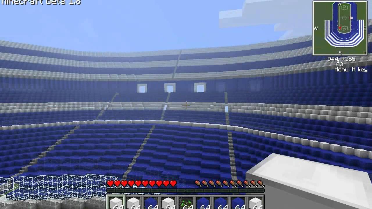Megabuild - Minecraft Giant Stadium - YouTube