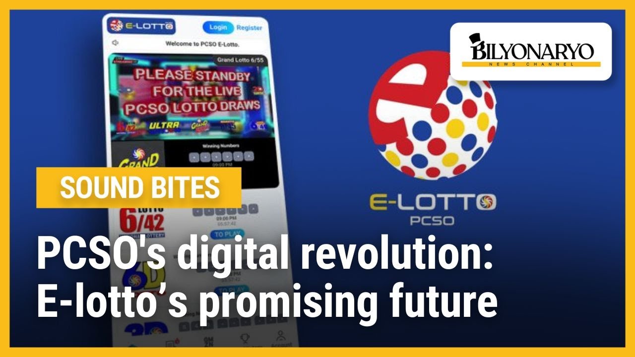 PCSO's digital revolution: E-Lotto’s promising future - YouTube
