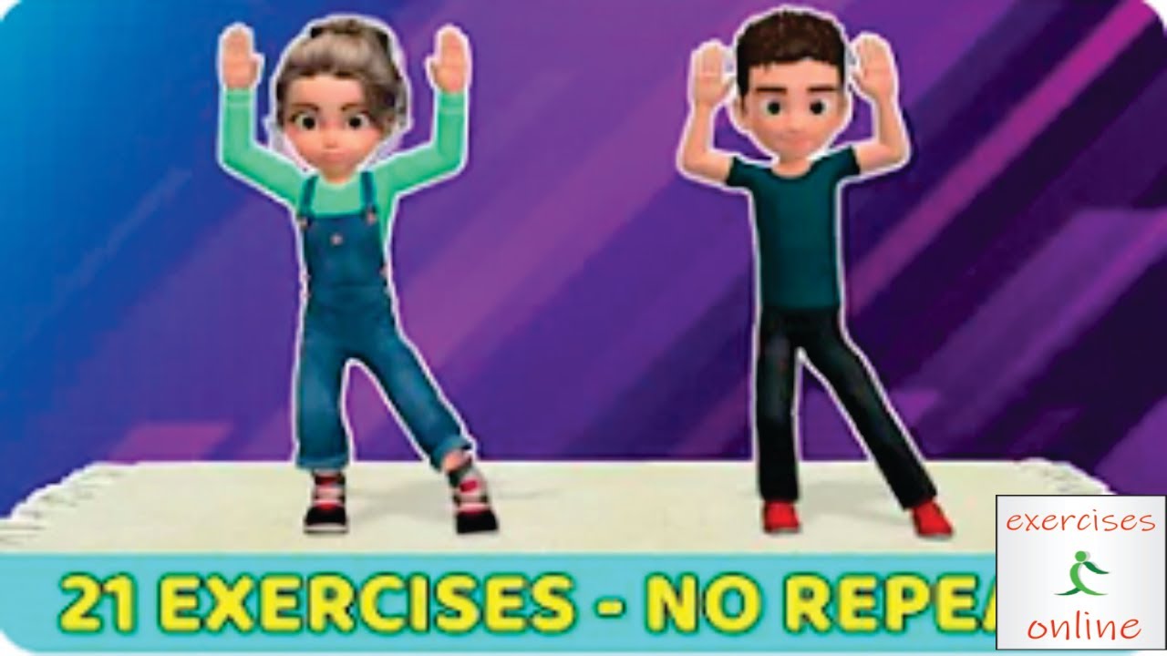 21 EASY EXERCISES FOR KIDS NO REPEATS/21 მარტივი სავარჯიშო ...