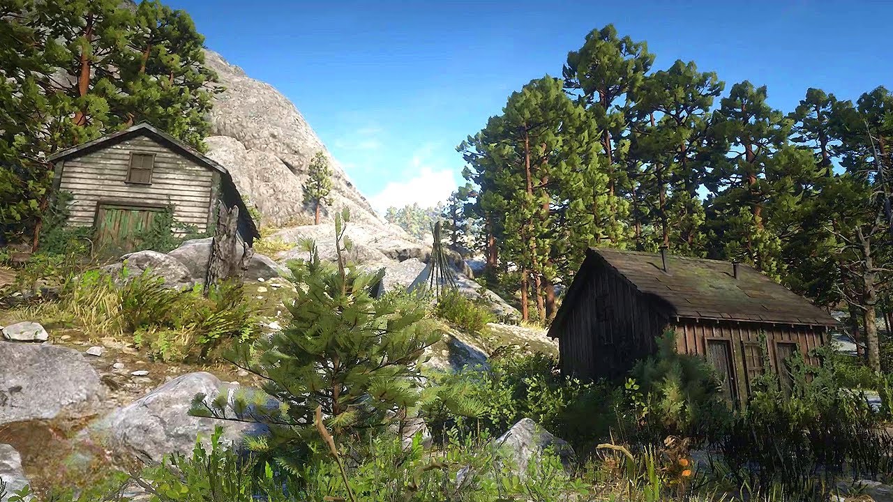 On The Way To Wapiti Indian Reservation - Red Dead Redemption 2 - YouTube