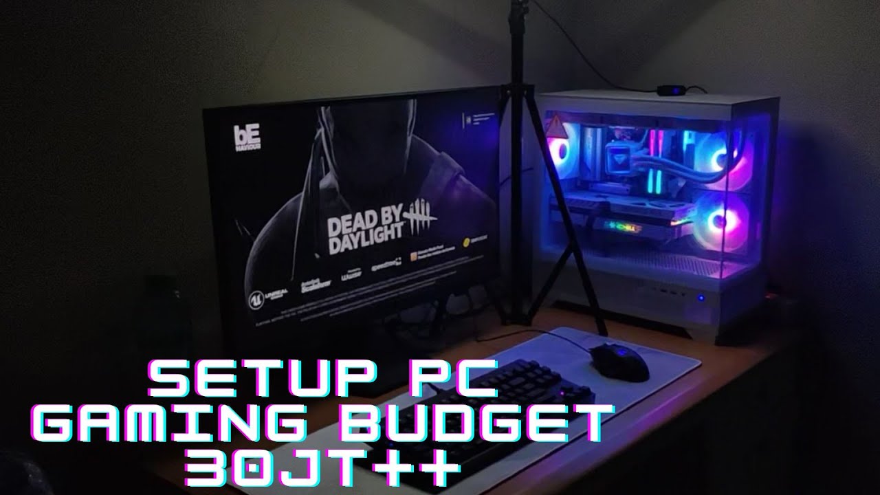 Gaming Setup PC Budget 30jtan - YouTube