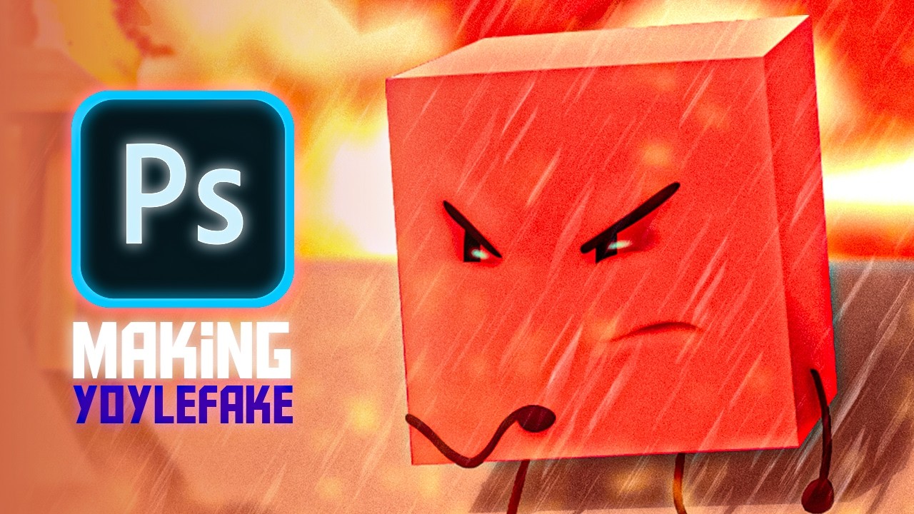 Making Yoylefake in Photoshop | FNF: BFDI 26 - YouTube