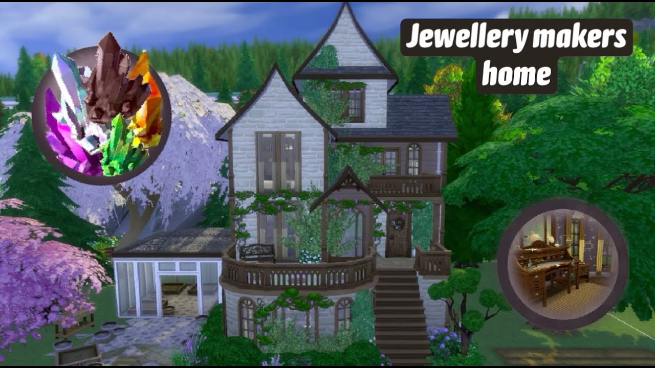 Jewellery makers home in the Sims 4 - YouTube
