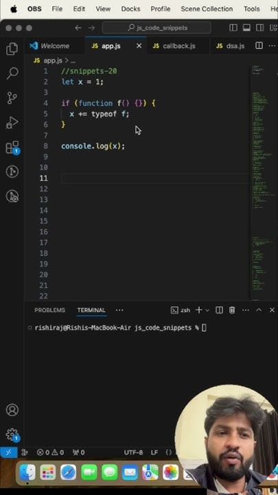 Truthy in javascript interview code snippets-13 #shorts #javascriptinterview - YouTube