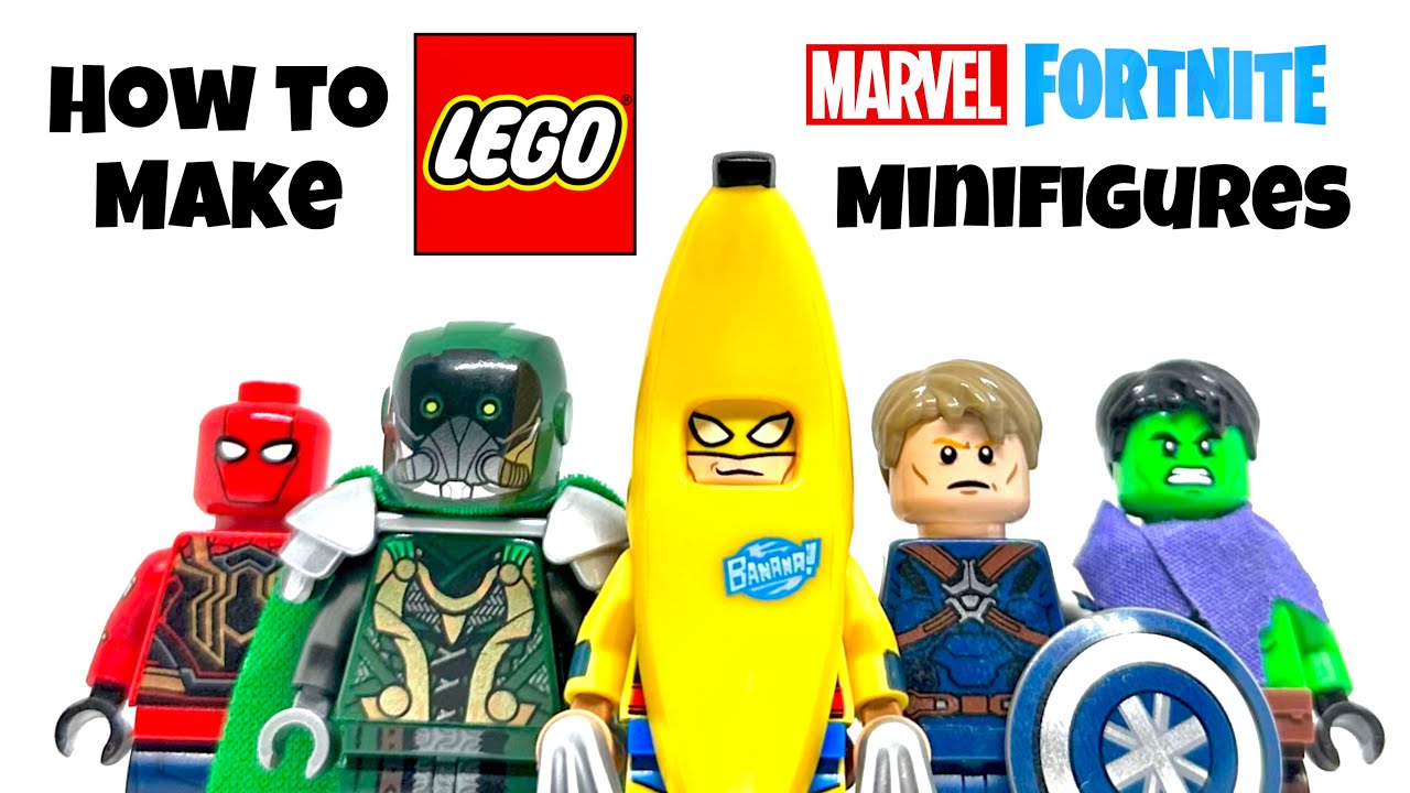 How To Build LEGO MARVEL FORTNITE Minifigures! - YouTube