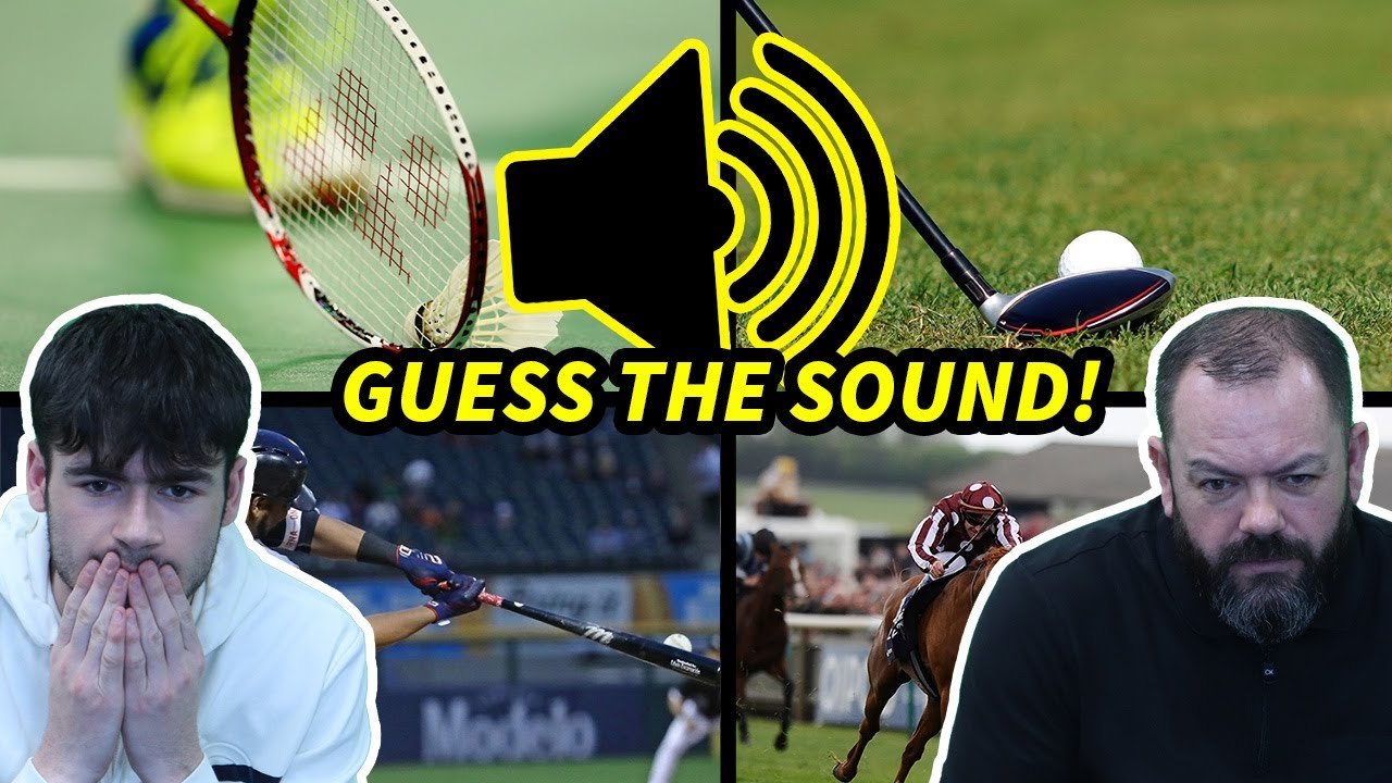 Guess the Sport from the Sound! British Father and Son! - YouTube