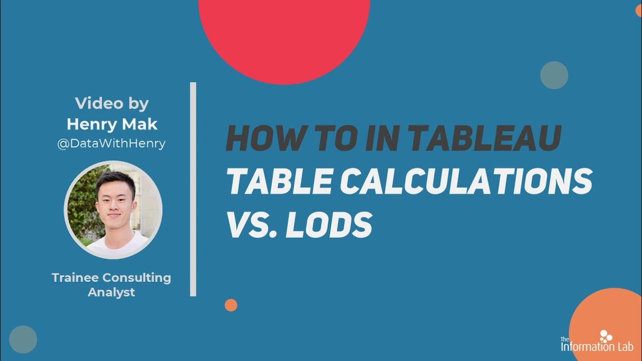 How to in Tableau in 5 mins: Table Calcs vs LODs - YouTube