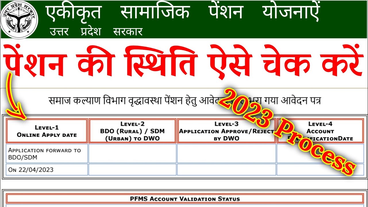 How To Check Pension Status 2023 | old Age pension Status kaise check ...