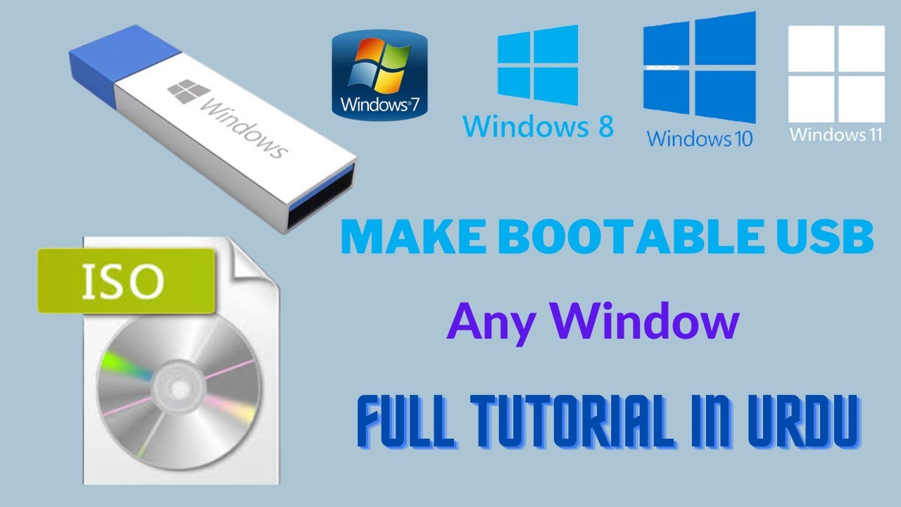 How To Make A Bootable USB Drive of Windows | Bootable Pendrive Kaise ...