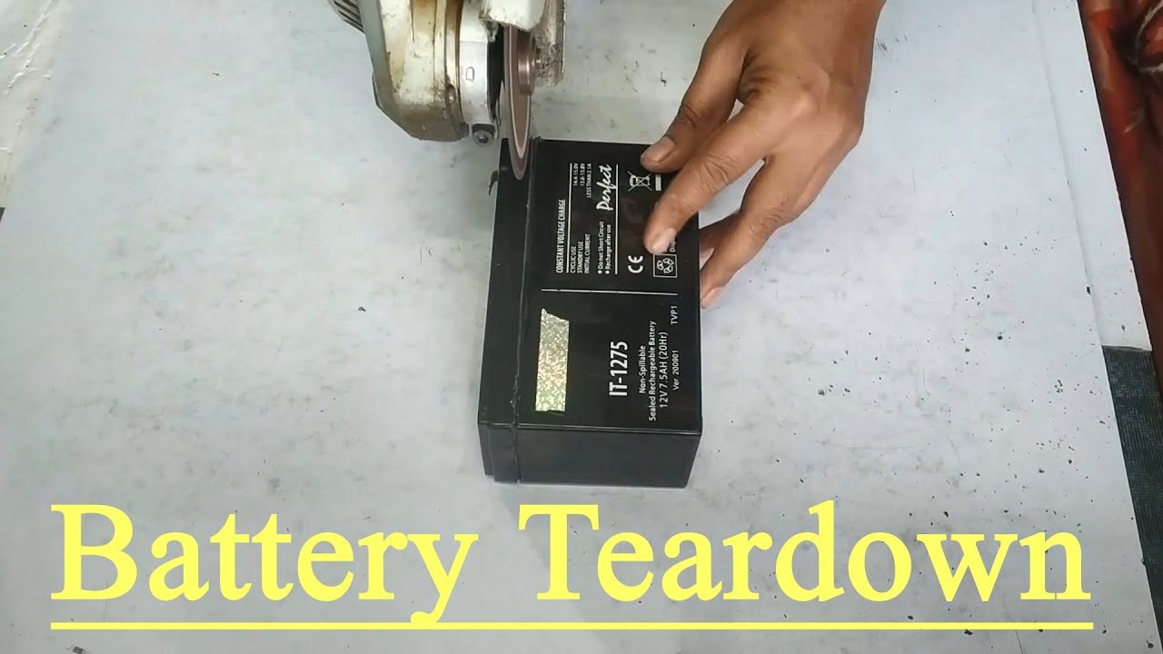 What's inside | UPS Battery Teardown - YouTube