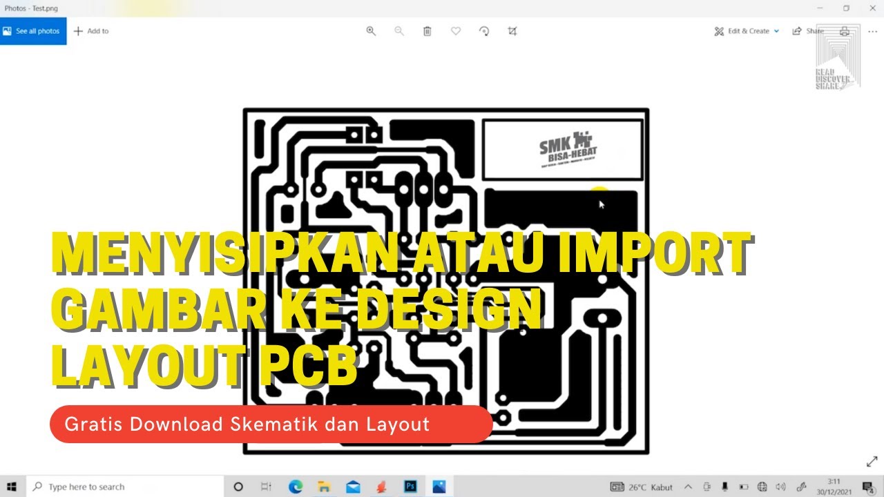 Belajar Eagle - Cara Import Gambar atau Logo Kedalam Design Layout ...