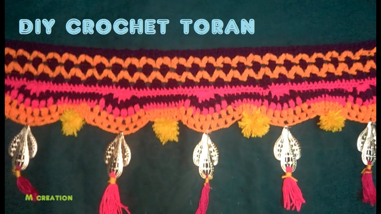how to make CROCHET TORAN - YouTube