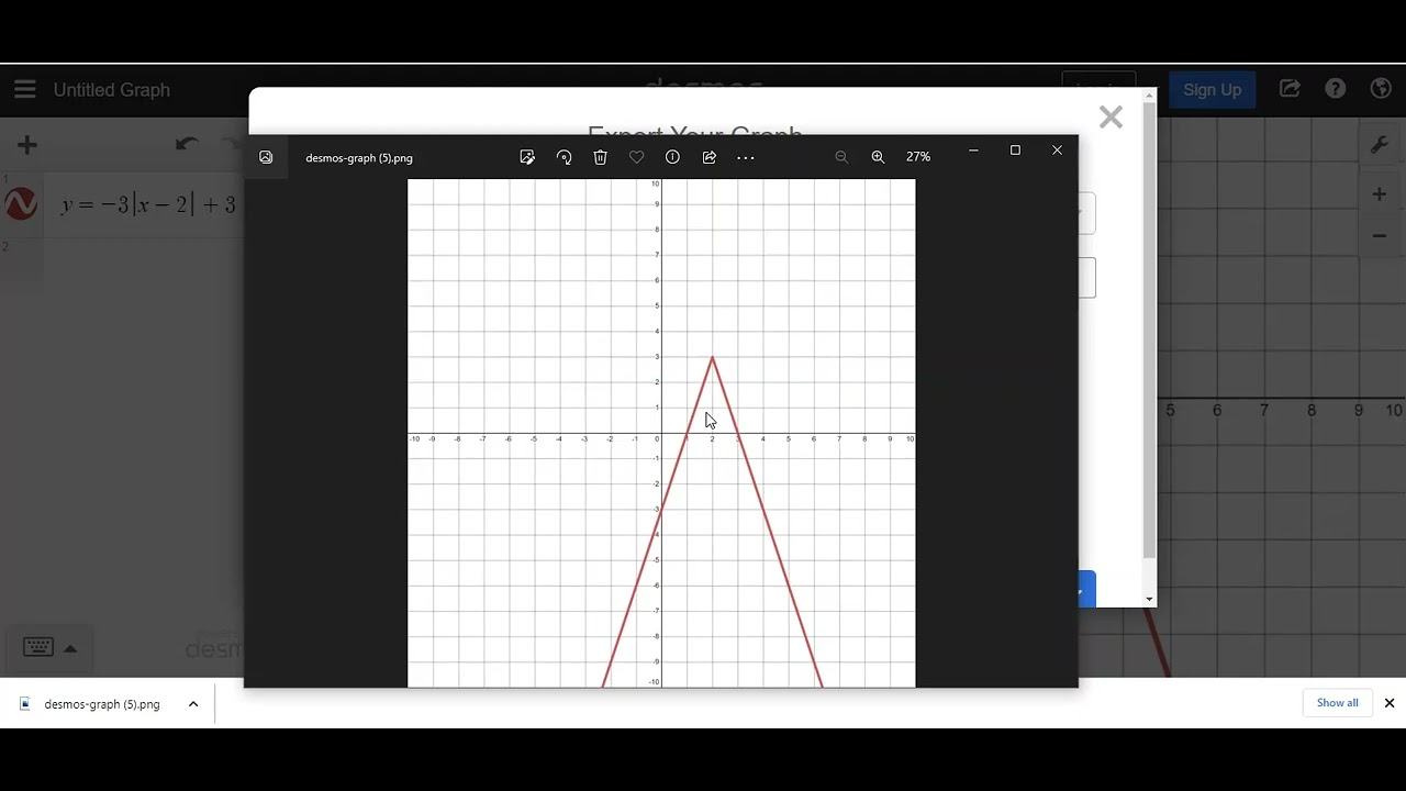 Clean Desmos Graph Export - YouTube