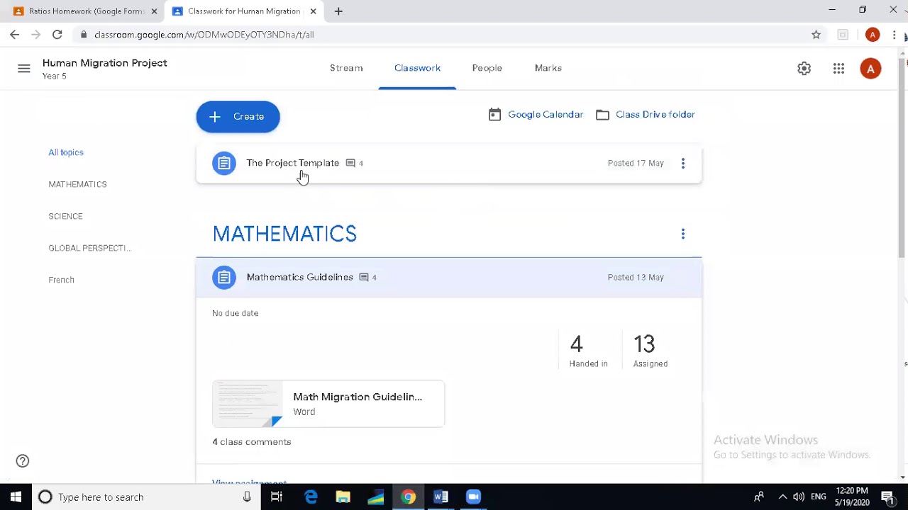 How to Submit Year 5 Math Project - YouTube