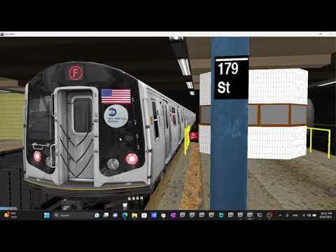 Openbve Gameplay Simulator IND New 2022 R160A Alstom F Train to Coney Island Via the Brighton ...