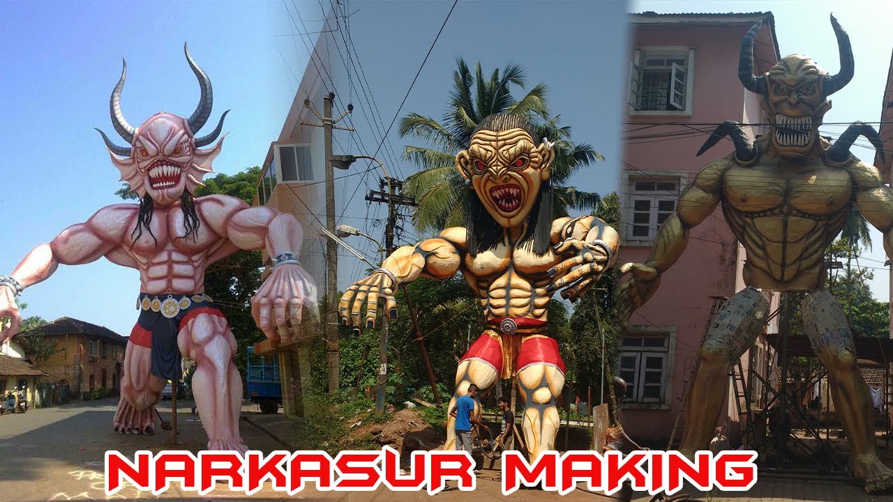 How to make Narkasur 🔥🔥 - YouTube