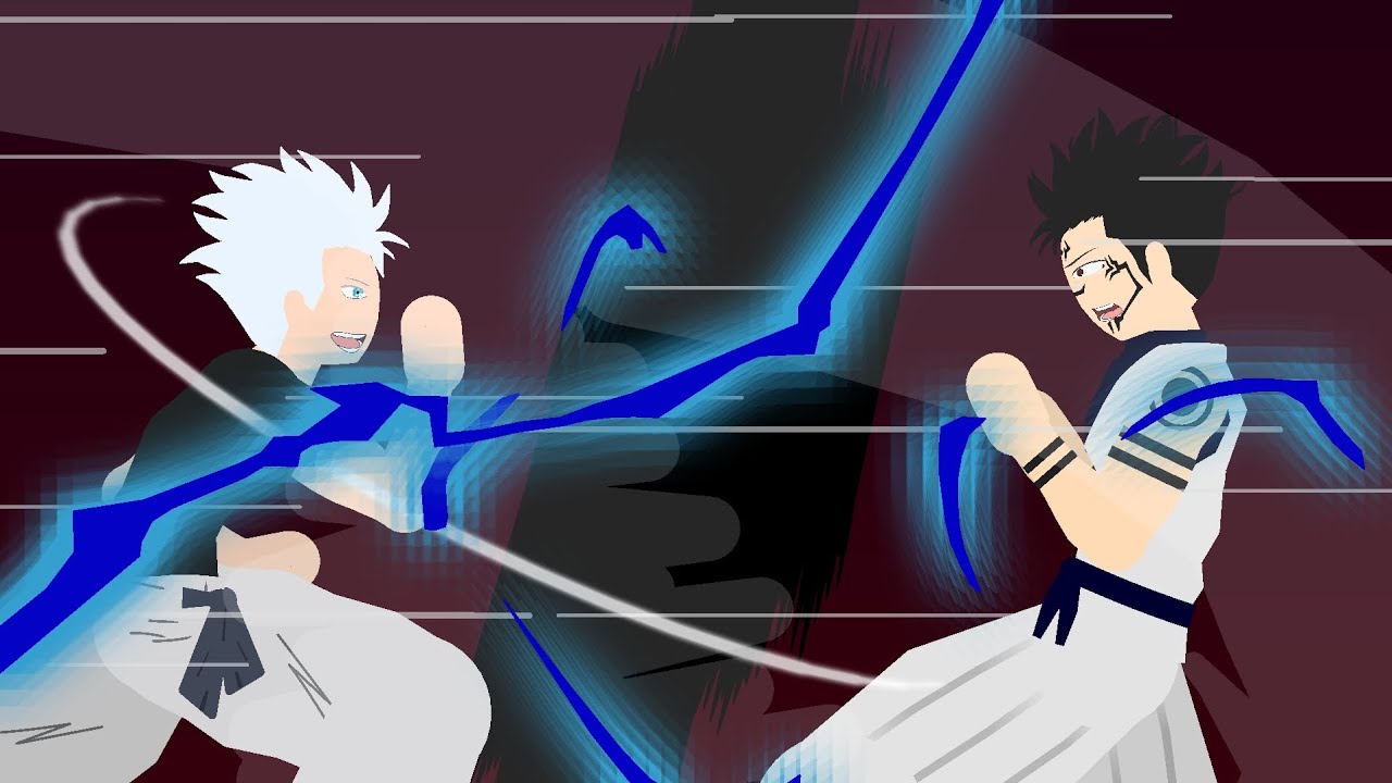 Gojo vs sukuna (coming soon) stick nodes pro - YouTube