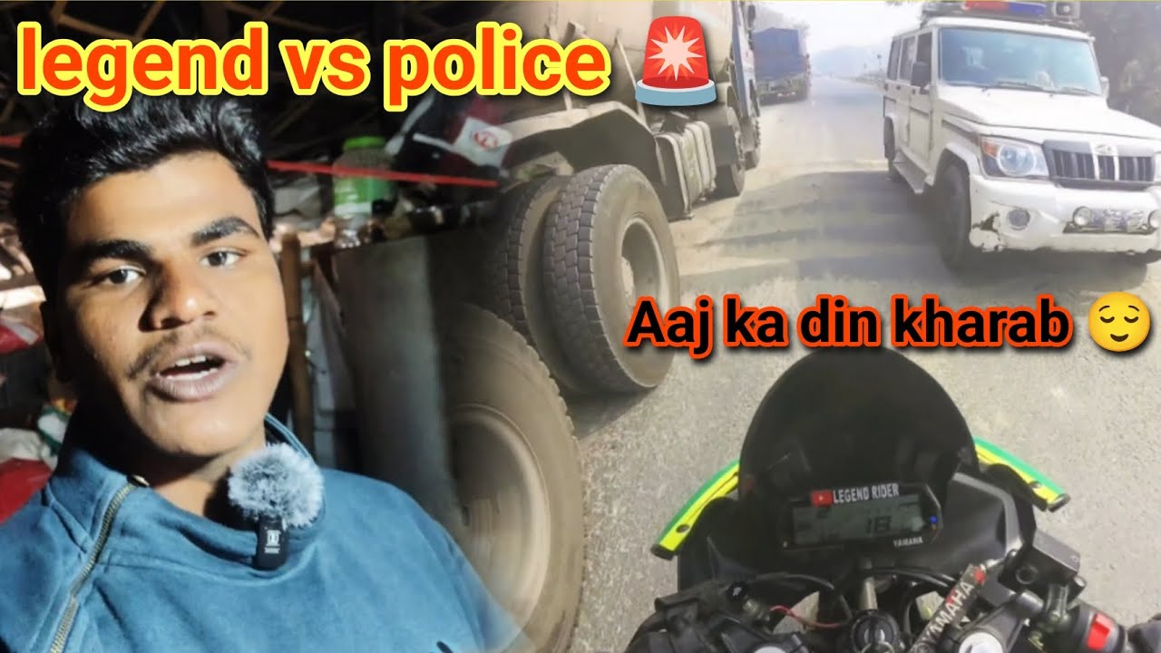 legend rider vs police gadi 😲 - YouTube