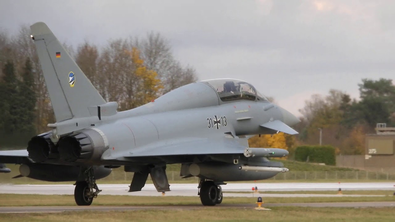 German AirForce Eurofighter Tactical Air Wing 74 Neuberg an der Donau ...