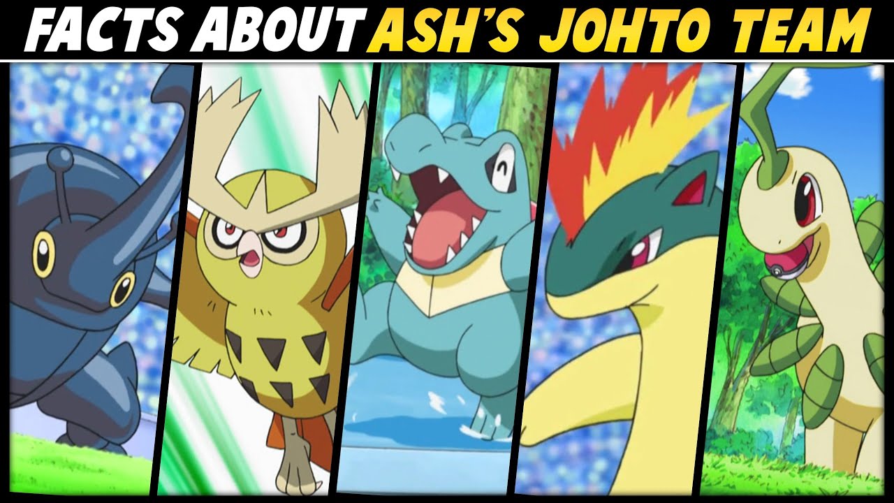 Interesting Facts about Ash's Johto Team | Facts About Every Pokemon ...