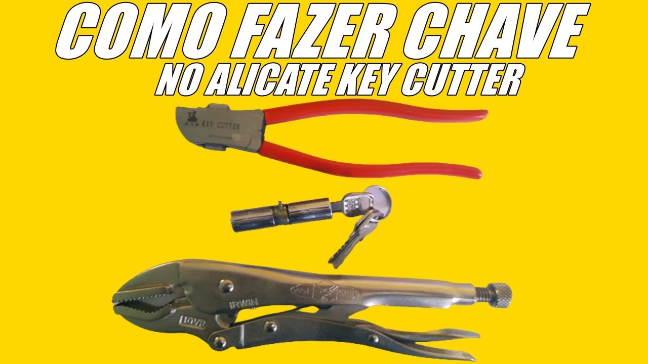 COMO FAZER CHAVE NO ALICATE KEY CUTTER - YouTube