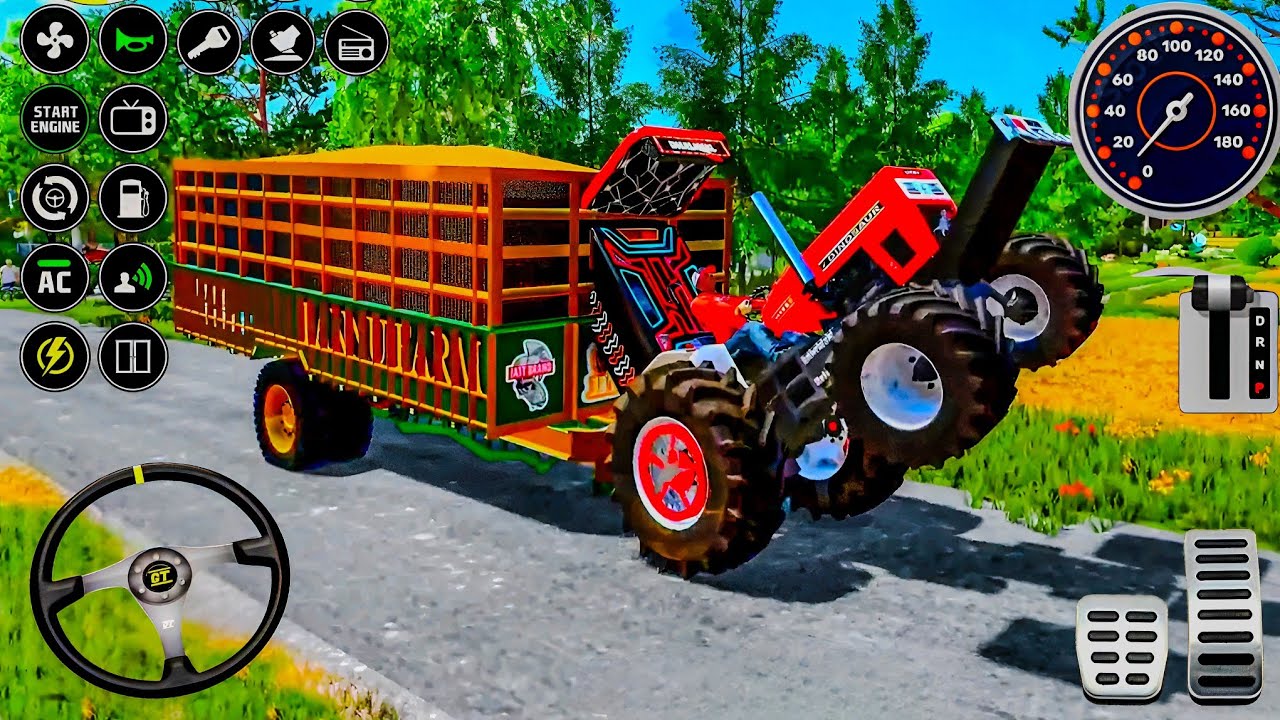 Real Indian Tractor Driving Simulator - Grand Farming Cultivation ...