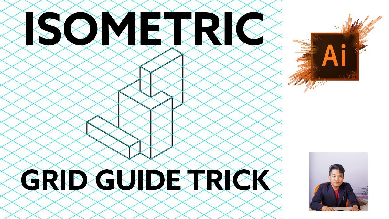How to create reusable isometric grid guide in Adobe Illustrator ...
