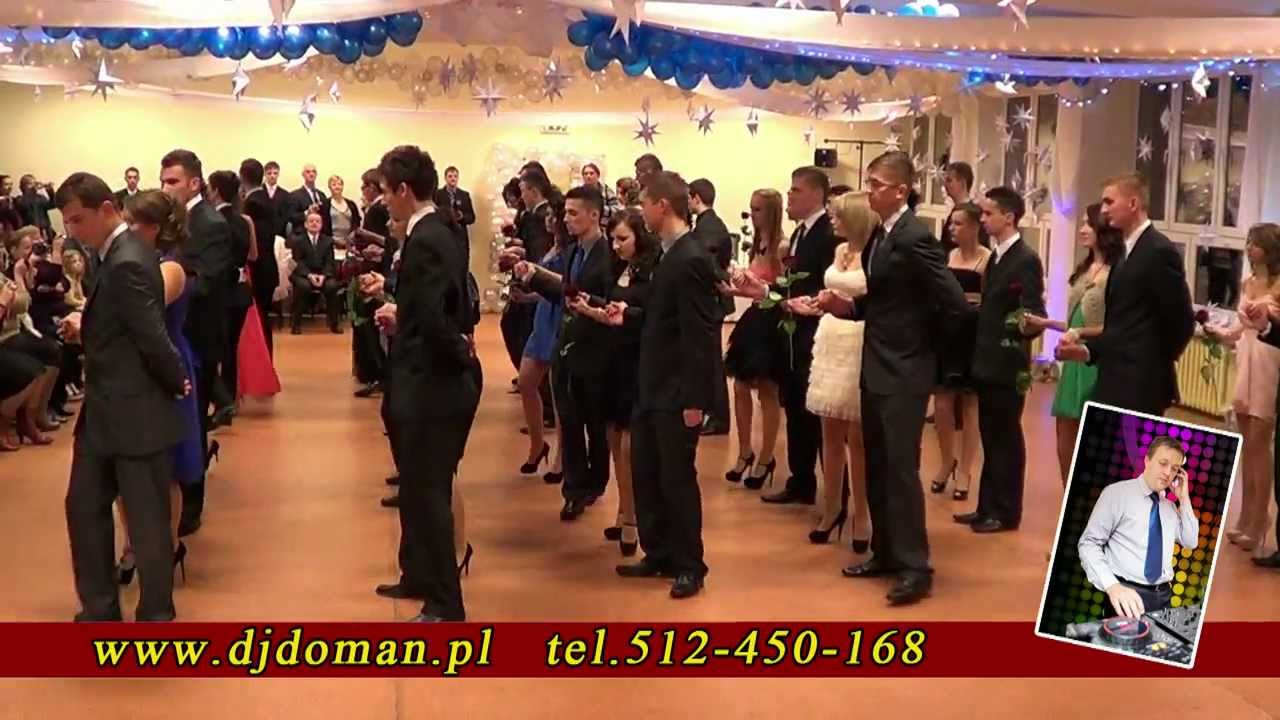 Studniówka 2013r Liceum Ogólnokształcące w Rudniku nad Sanem - Dj Doman ...
