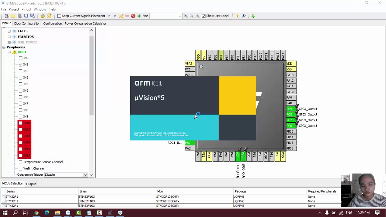 ADC_LM35_CUBE - YouTube
