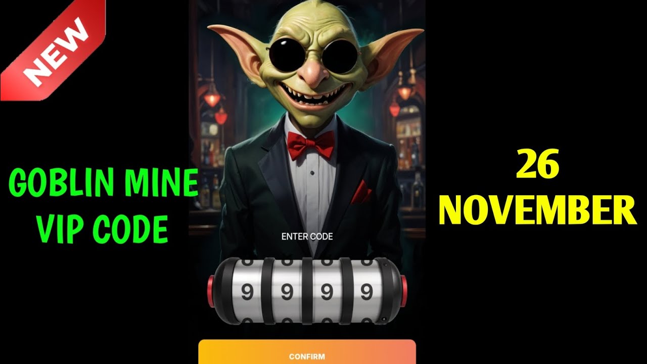 26 November Goblin Mine Game Code | Goblin Mine Game VIP Code | Goblin ...