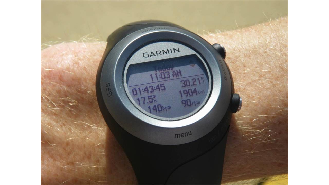 garmin forerunner 405 - YouTube