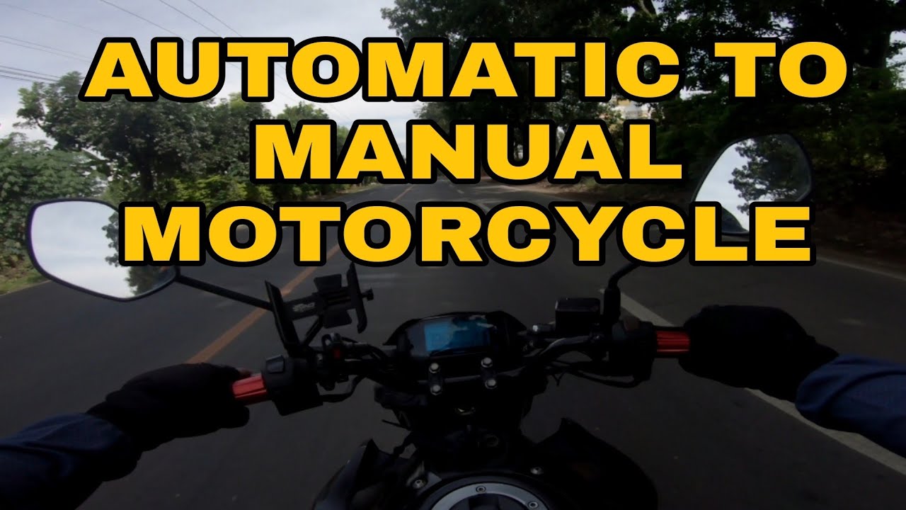 MANUAL MOTORCYCLE TRANSITION - YouTube