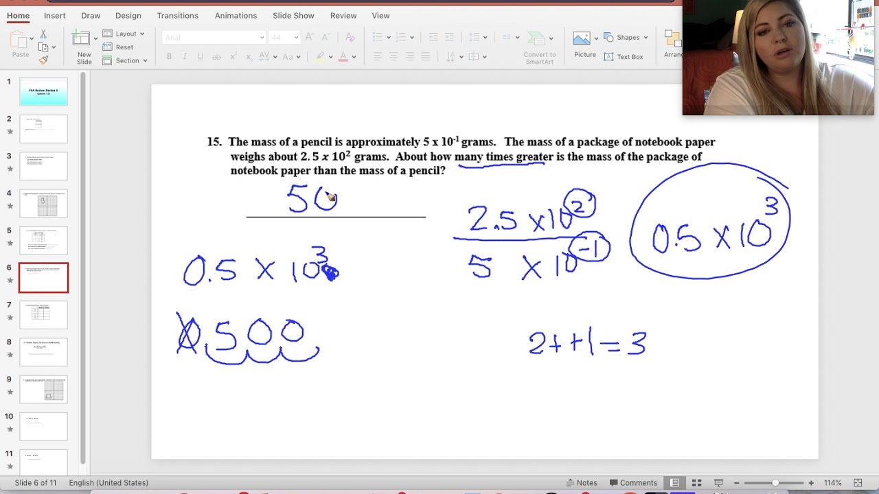 8th grade Packet 3 (11-20) - YouTube