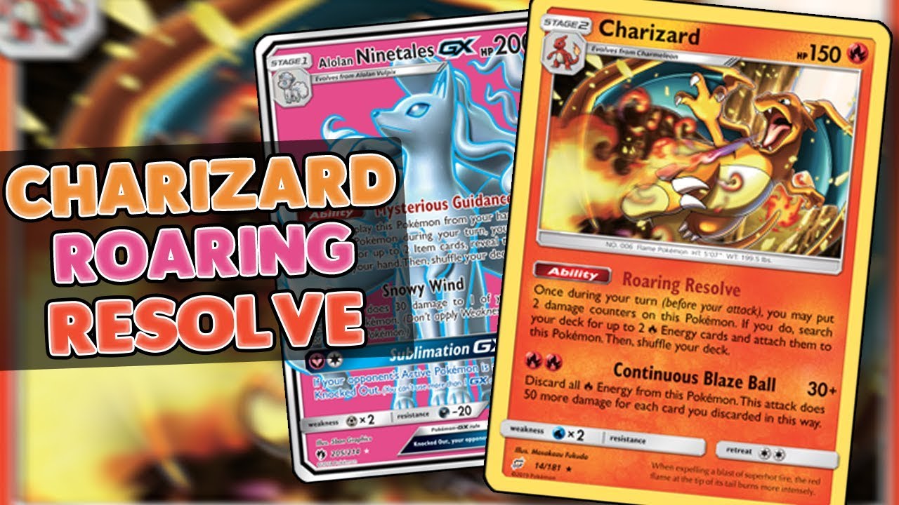 BEST EVER CHARIZARD deck in POKEMON HISTORY!! [Pokemon Team Up deck ...