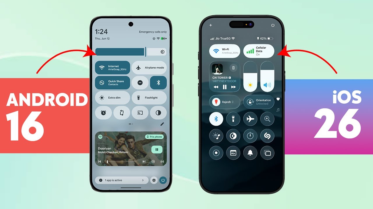 Android 16 vs iOS 26 – The Ultimate Face-Off! Who Wins? - YouTube