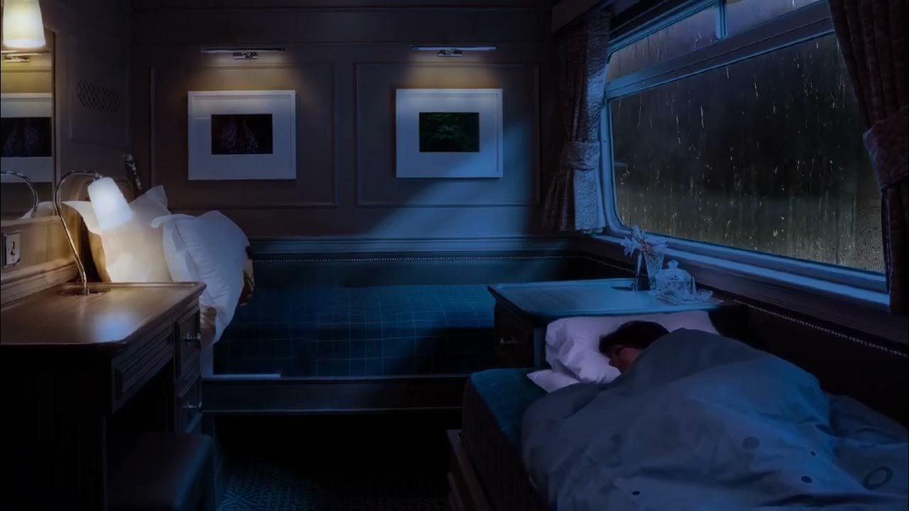 Sleep In A Cozy Train During Heavy Rain And Thunder To Rest And Sleep Relax - Rain on the train ...