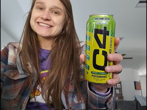 C4 Energy Sour Gummy Splash Taste Test! - YouTube