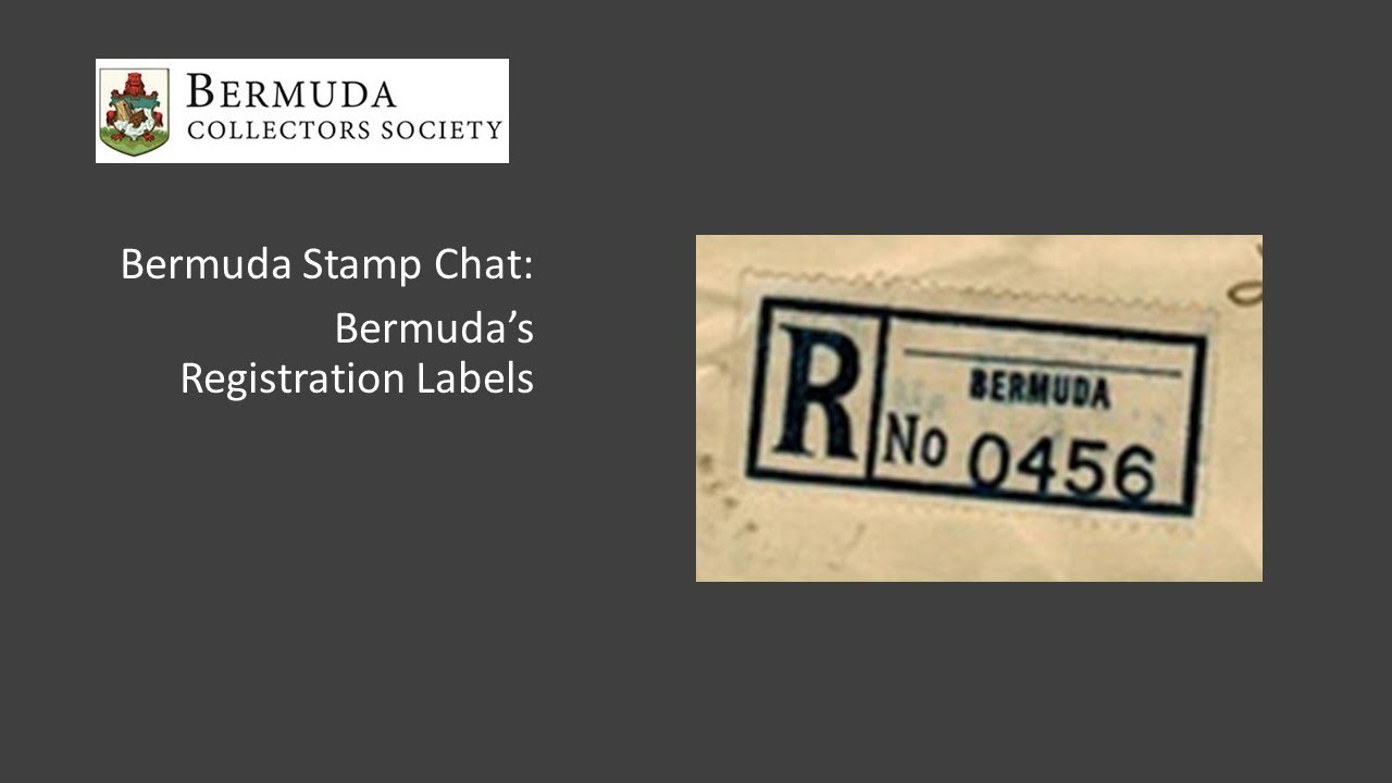 Bermuda Stamp Chat: Registration Labels - YouTube
