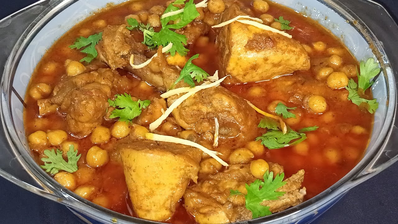 Lahori Murgh Choley Recipe|Zaberdast Chikar Choley Recipe | Banao tay ...