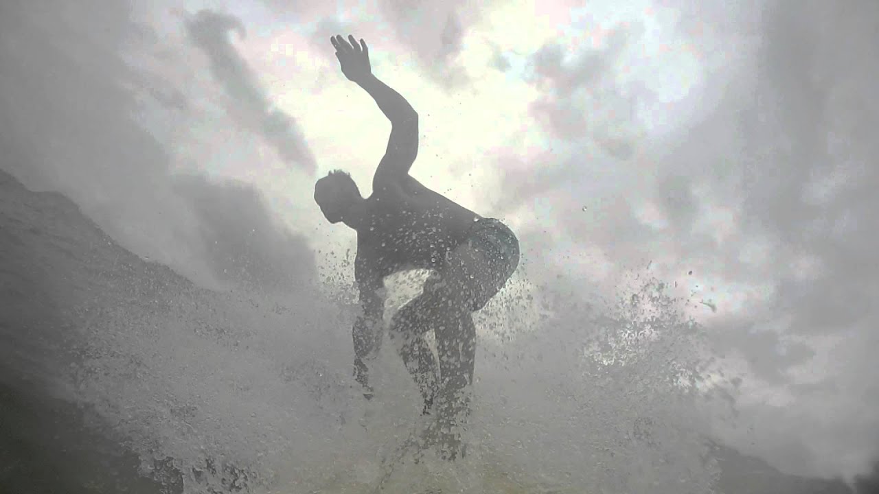 Pushing myself back up off the wave... - YouTube