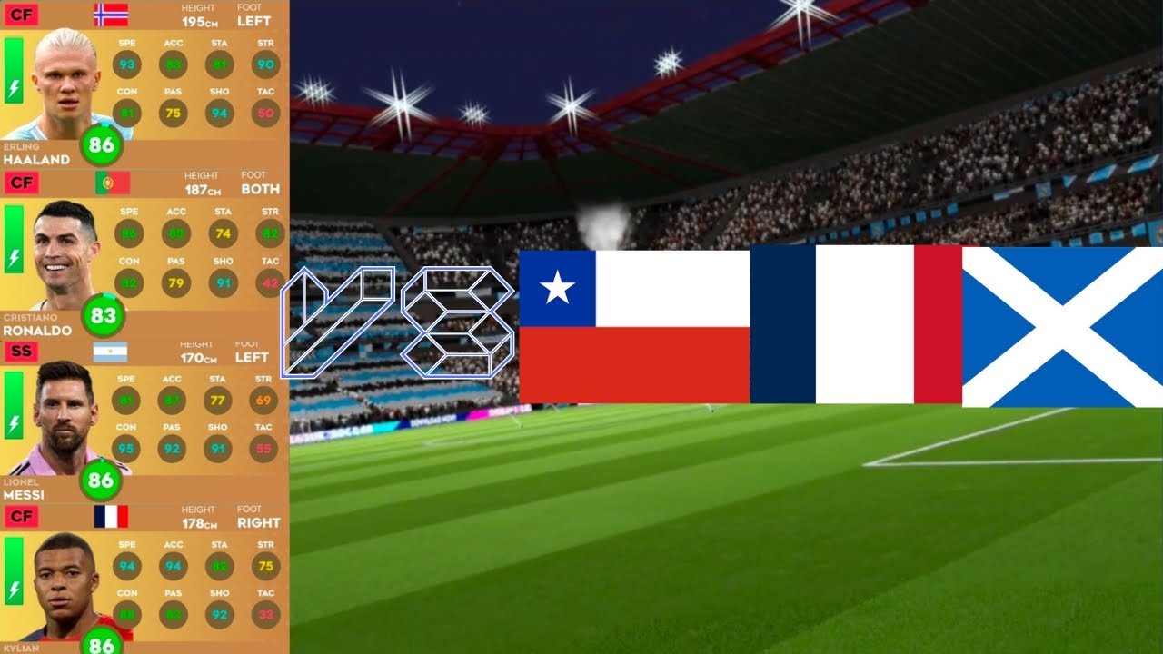 Who Wins? 4 vs Chile, France, & Scotland in DLS 24! - YouTube