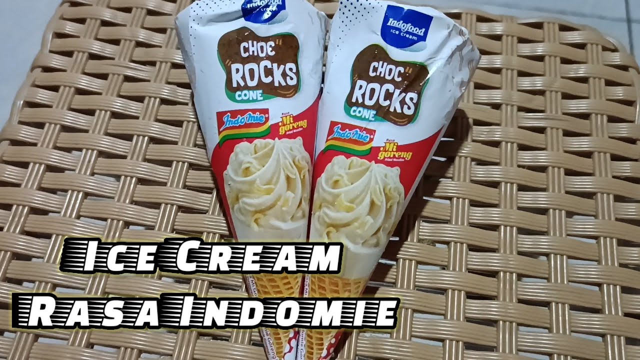 Review Es Cream Viral, Ice Cream Rasa Indomie Goreng - YouTube