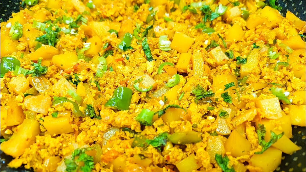 Aloo Anda Recipe | Aloo Ande Ki Bhujia | Egg Bhurji Recipe | Egg Potato ...