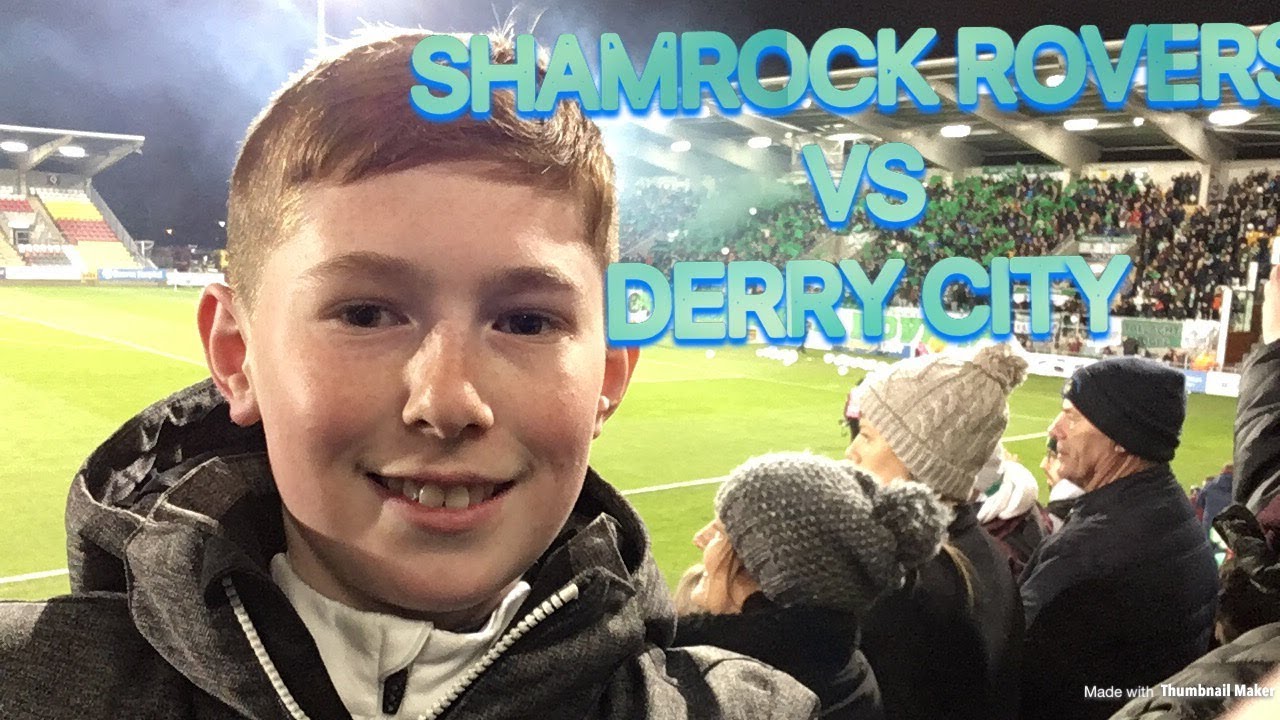 SHAMROCK ROVERS VS DERRY CITY - FAN CAM - FIGHTS , FLARES AND STREAKERS ...