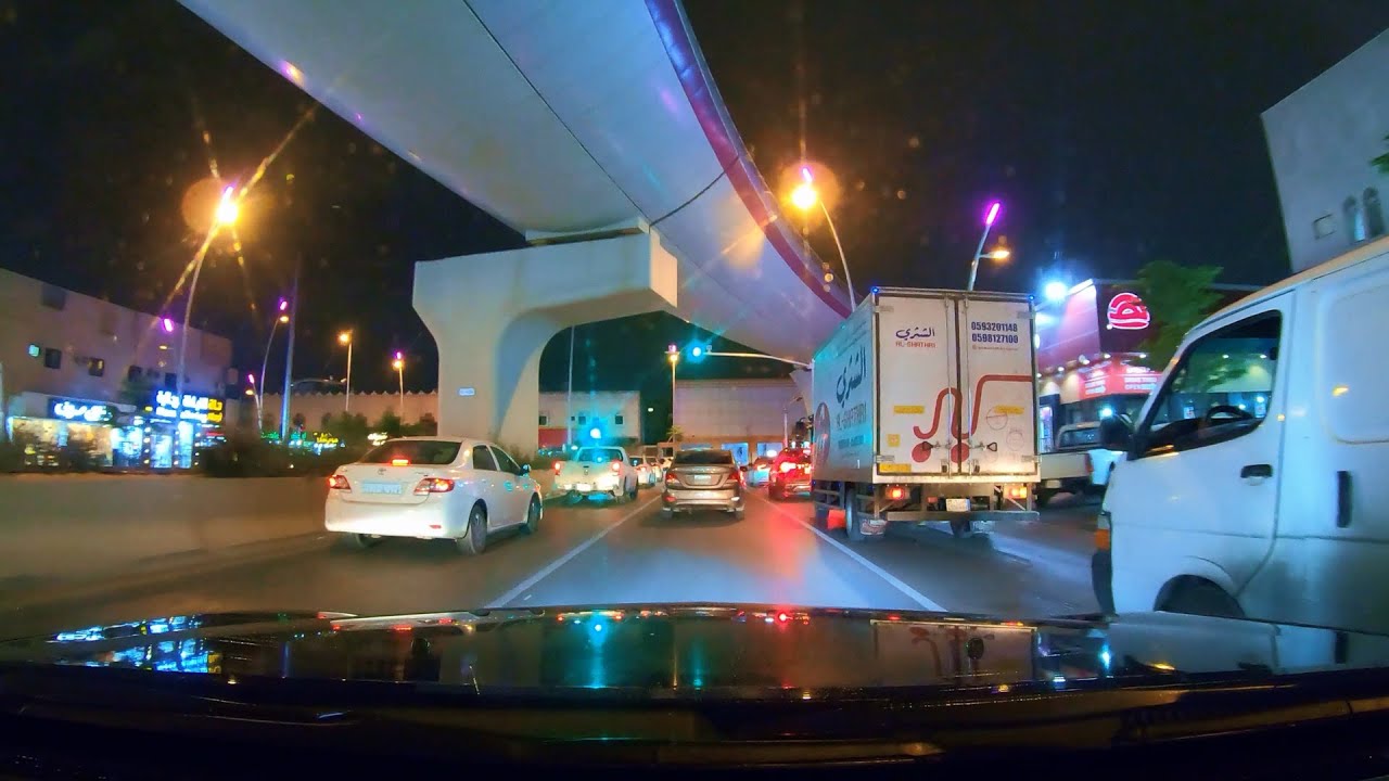 ASMR Highway - Driving in Riyadh from Al Khaleej to Al Zahra | Riyadh ...