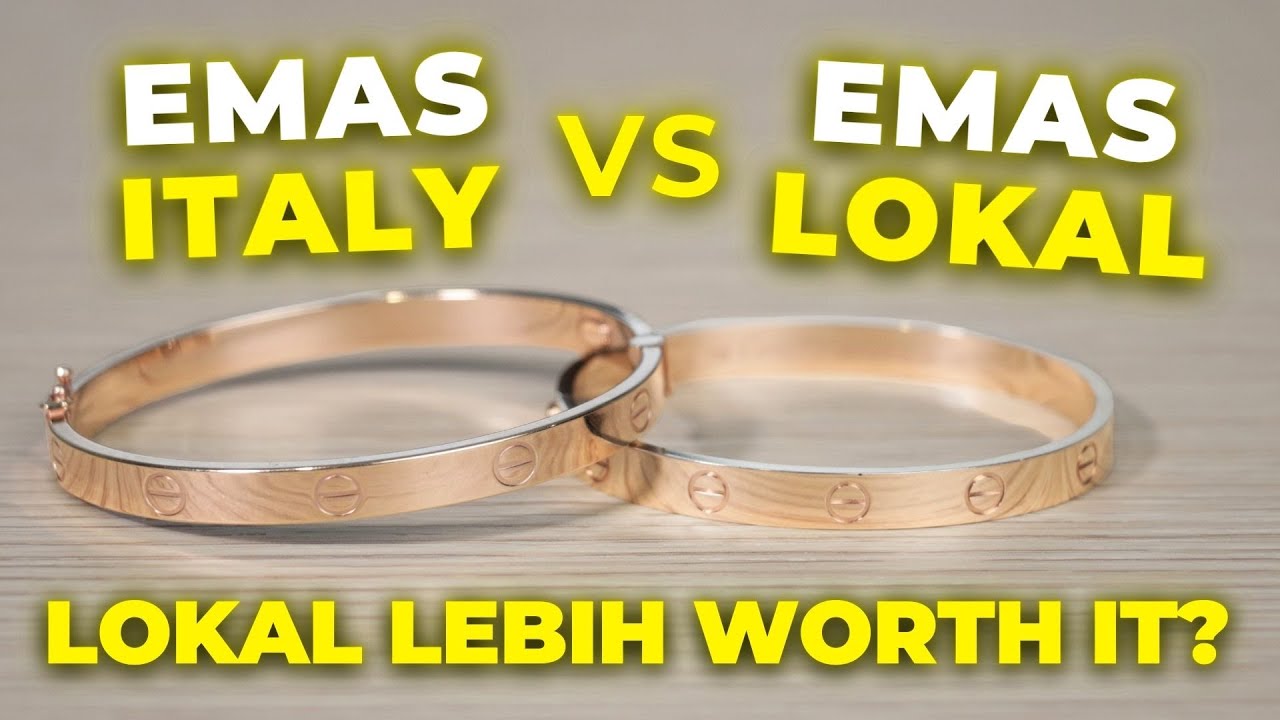 Bandingin Perhiasan Emas Italy Dengan Lokal | Kadarnya Sama, Harganya ...